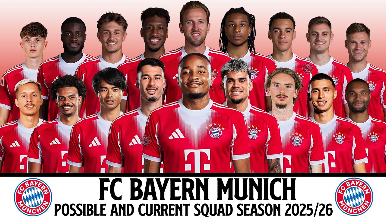 FC Bayern Munich Possible Squad Season 2025/26 | Bayern Munich Squad ...