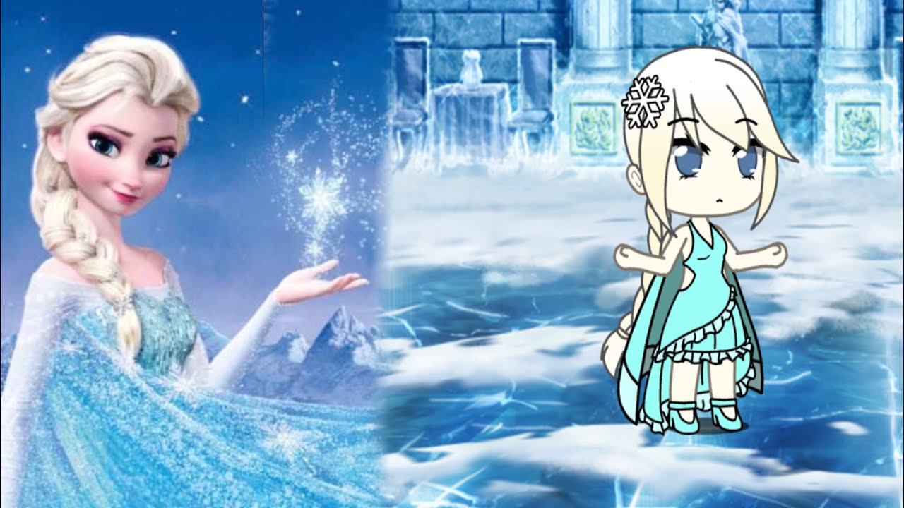 Elsa em gacha life ️ - YouTube