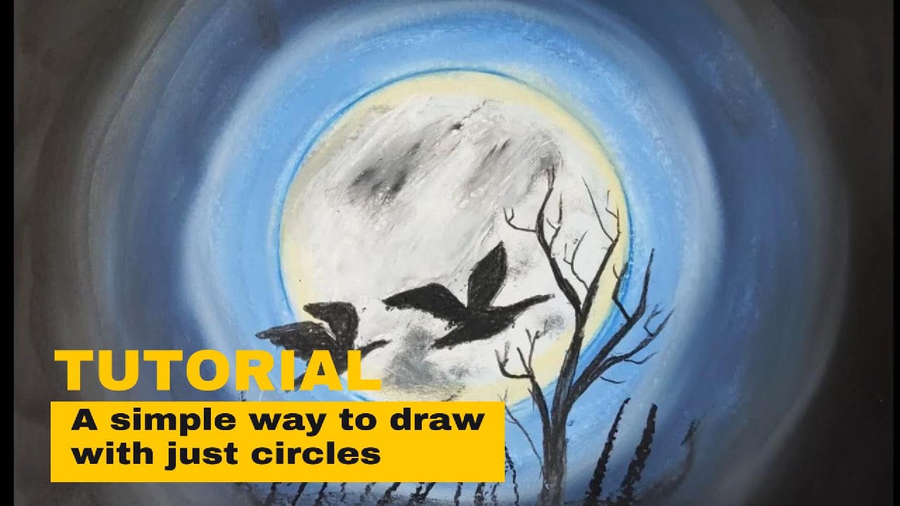 A simple way to draw with just circles #drawing #tutorial - YouTube
