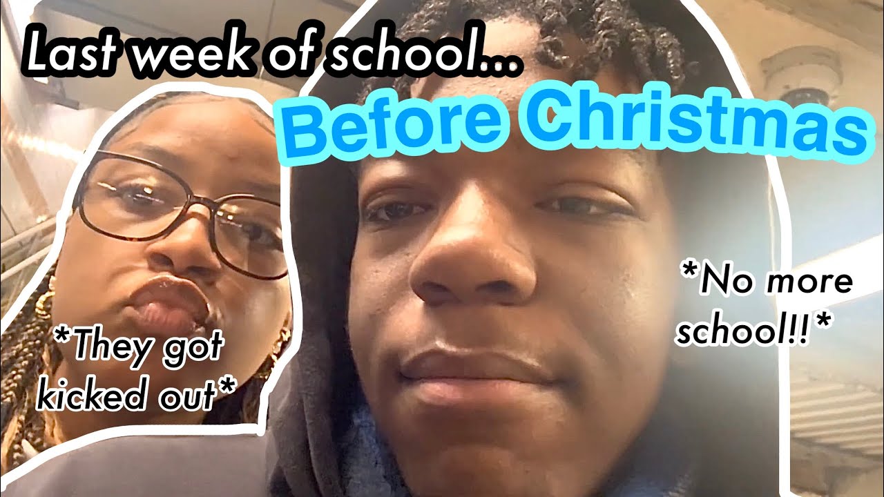Last week before Christmas | School Vlog - YouTube