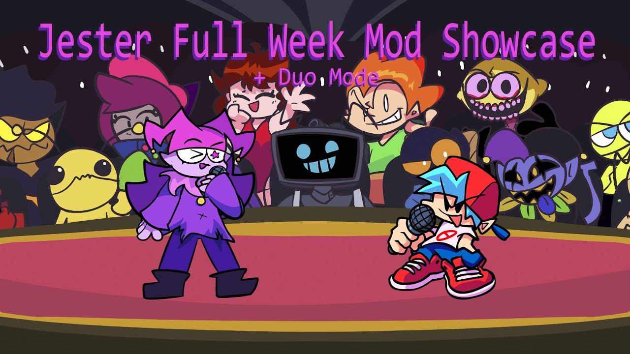 Jester Full Week Mod Showcase (+Duo Mode) [HARD] - YouTube