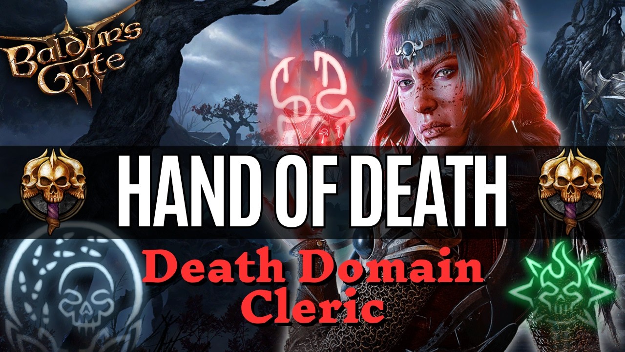 Death Domain Cleric, Hand of Death Build | Baldur's Gate 3 - YouTube