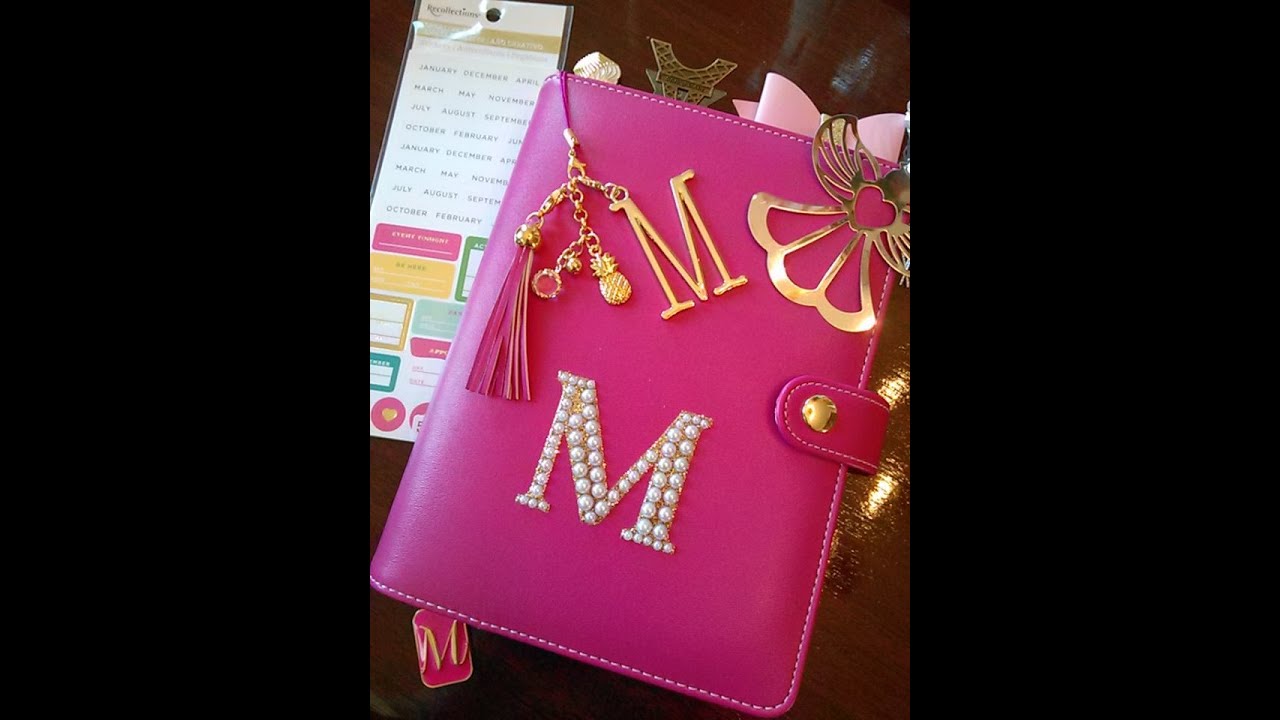 My Michael's Recollections Planner setup - YouTube