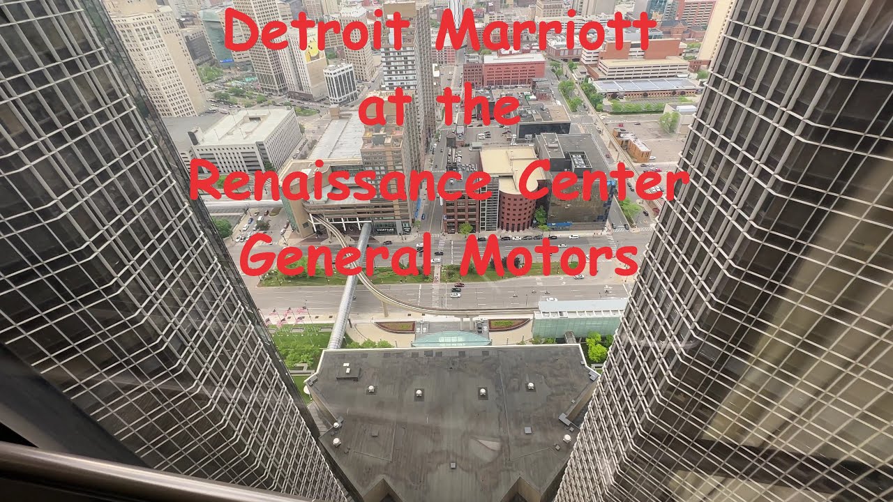 Detroit Marriott @ the General Motors Renaissance Center, Hotel Walk ...