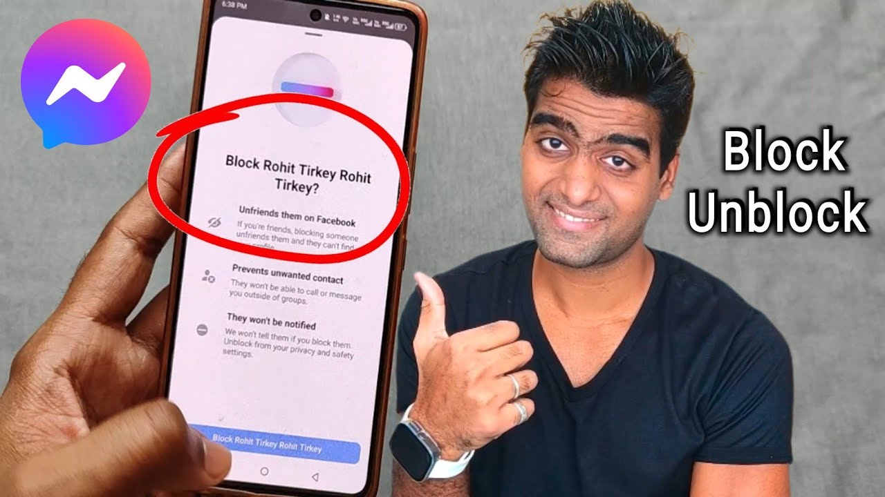 Facebook Messenger Block And Unblock || How To Block And Unblock ...