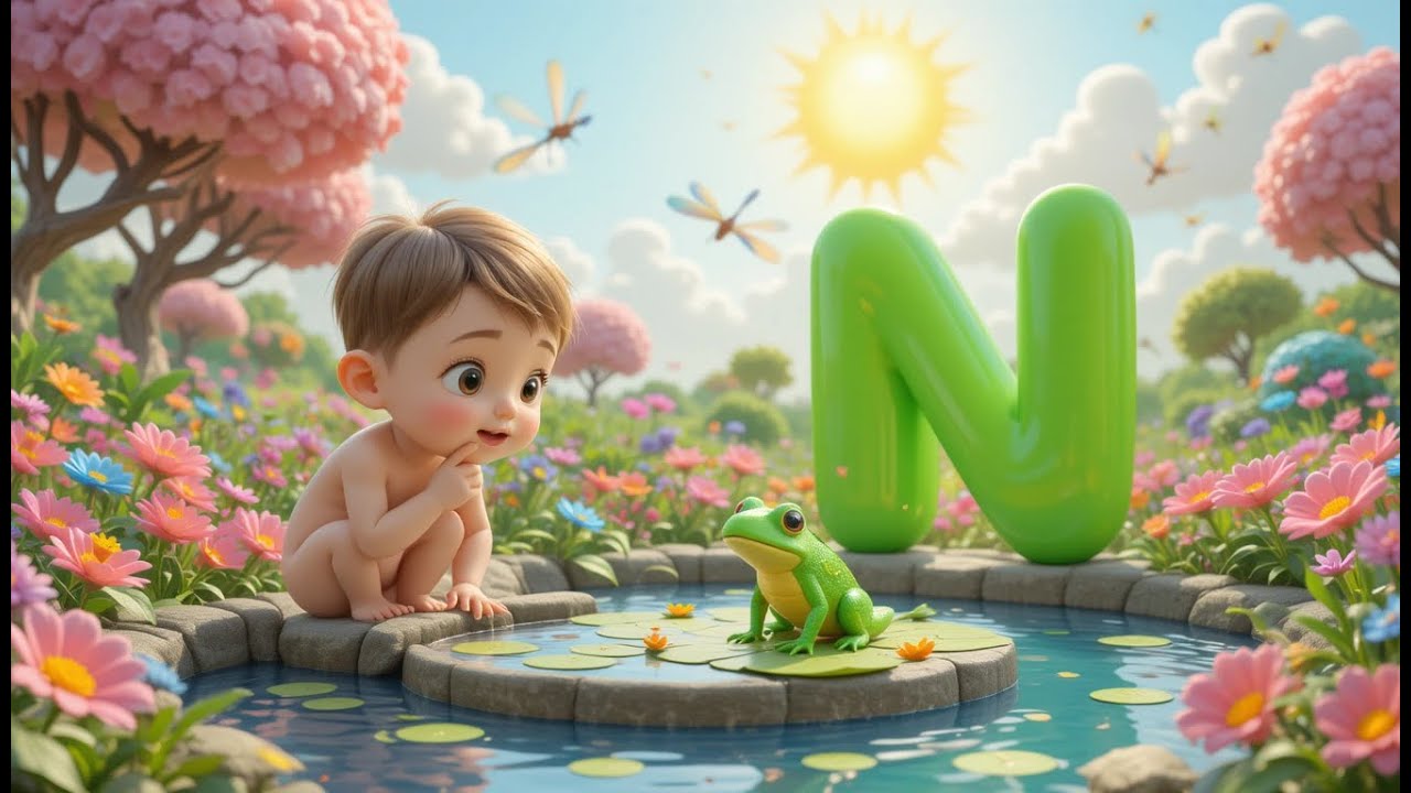 N is for Narwhal | Nice Narwhal ABC Song | Giggle Zoo World - YouTube