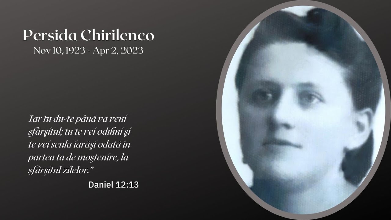 April 5, 2023 ~ Miercuri/Wednesday ~ Persida Chirilenco ~ Seară de ...