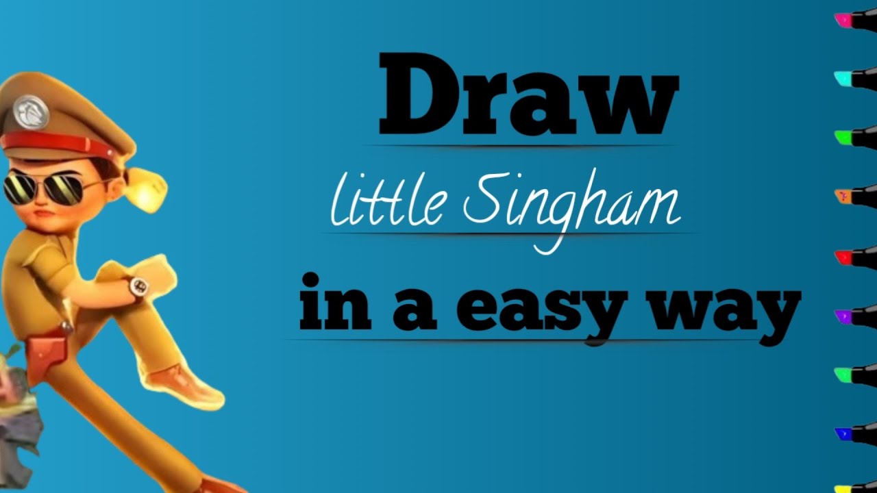 Little Singham new video | little Singham drawing | little Singham ...