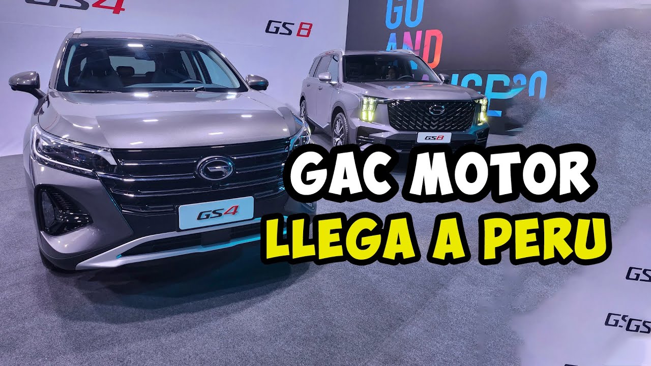 GAC MOTOR llega a Perú | SUV desde $ 16 490 - YouTube