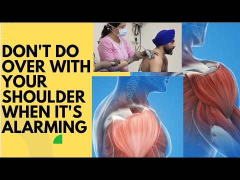 Shoulder Treatment l don't do over with your shoulder when it's ...