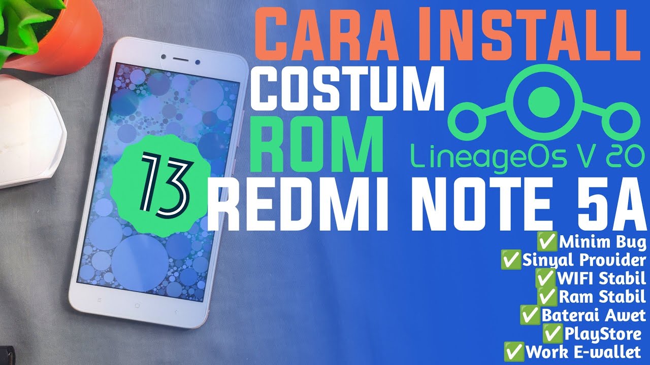 Cara⭕Install Rom LineaOs V20 Di Redmi Note 5a UggLite - YouTube