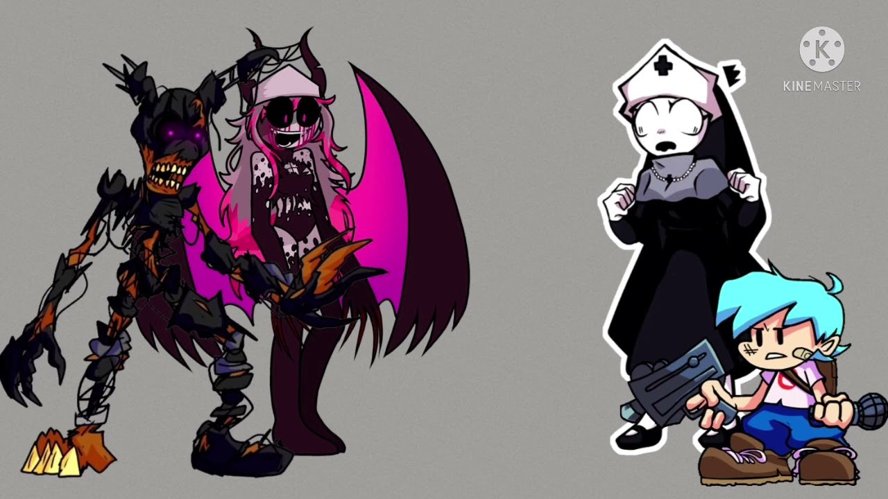 Triple Trouble (Ft. Fnaf SB, Mid Fight Masses, Boyfriend and Taki ...