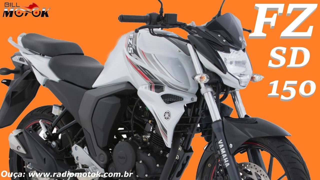 NOVA FZ SD Yamaha Fazer 150 acaba de ser lançada com disco em ambas as ...