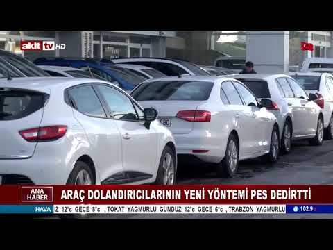 Araç dolandırıcılarının yeni yöntemi pes dedirtti   Akit TV