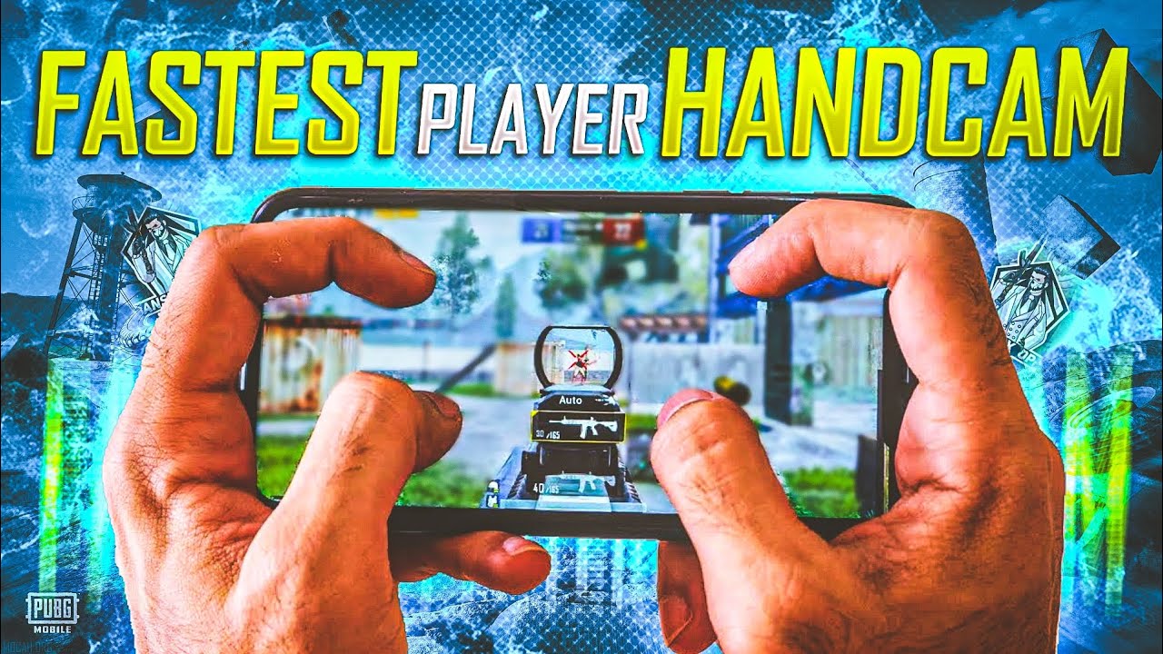 FASTEST Player Handcam 🇮🇳😱 • Pubg Lite Bgmi Lite HANDCAM • ANSHUxOP ...