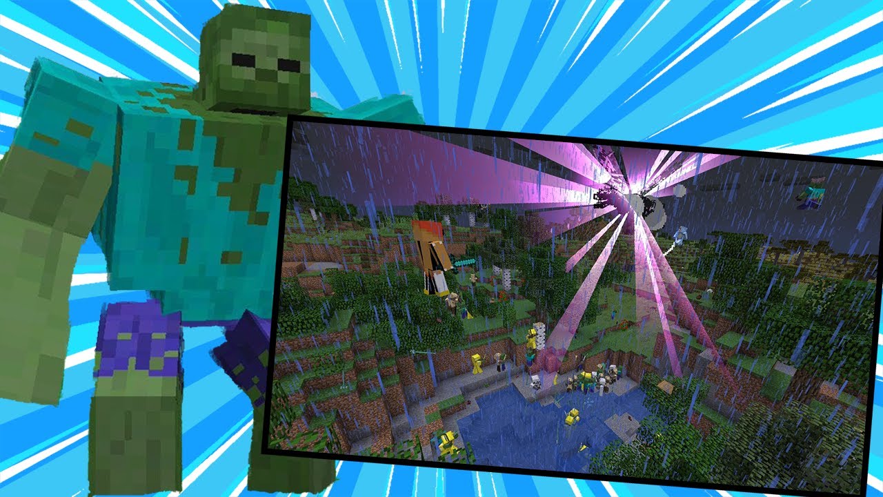 THE ULTIMATE ZOMBIE APOCOLYPSE (Minecraft zombie mod) - YouTube