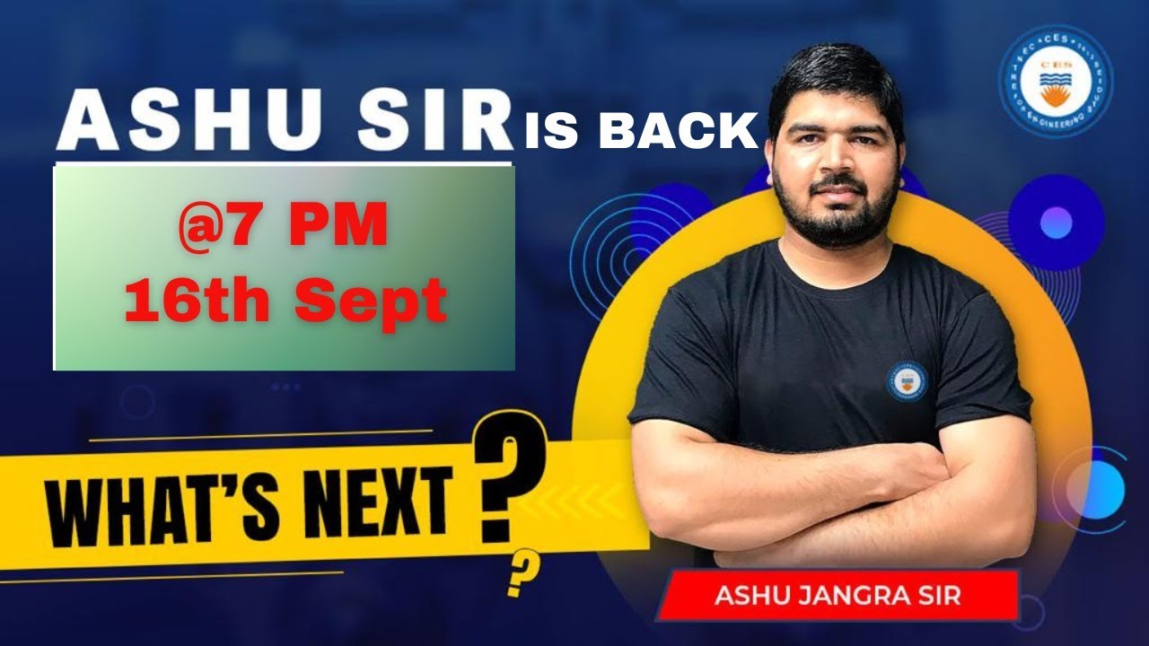 ASHU SIR IS BACK AT CES : WHAT'S NEXT - YouTube
