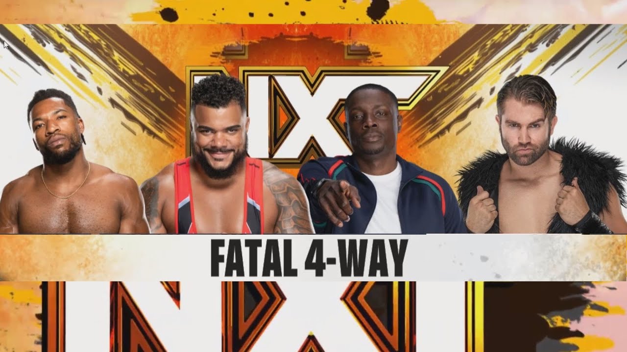 FATAL 4 WAY. NXT. WWE 2K24. TQSVERSE - YouTube
