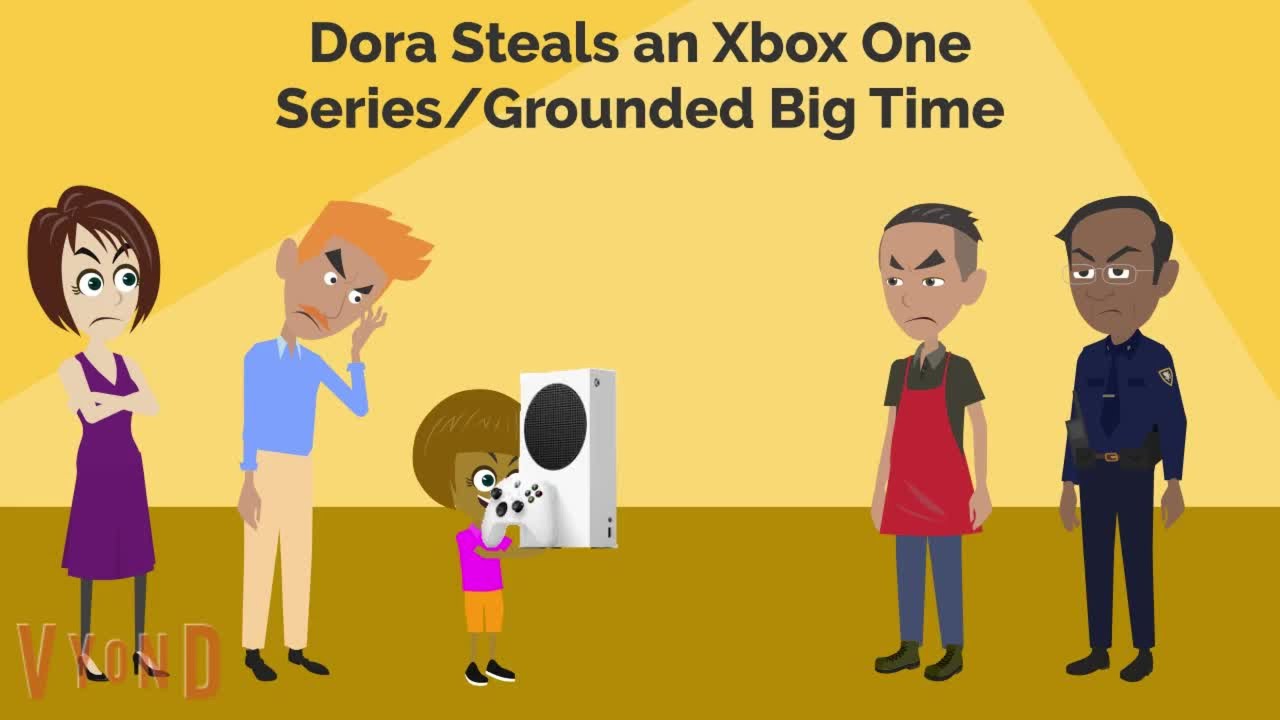 Dora Steals an Xbox One Series/Grounded Big Time - YouTube