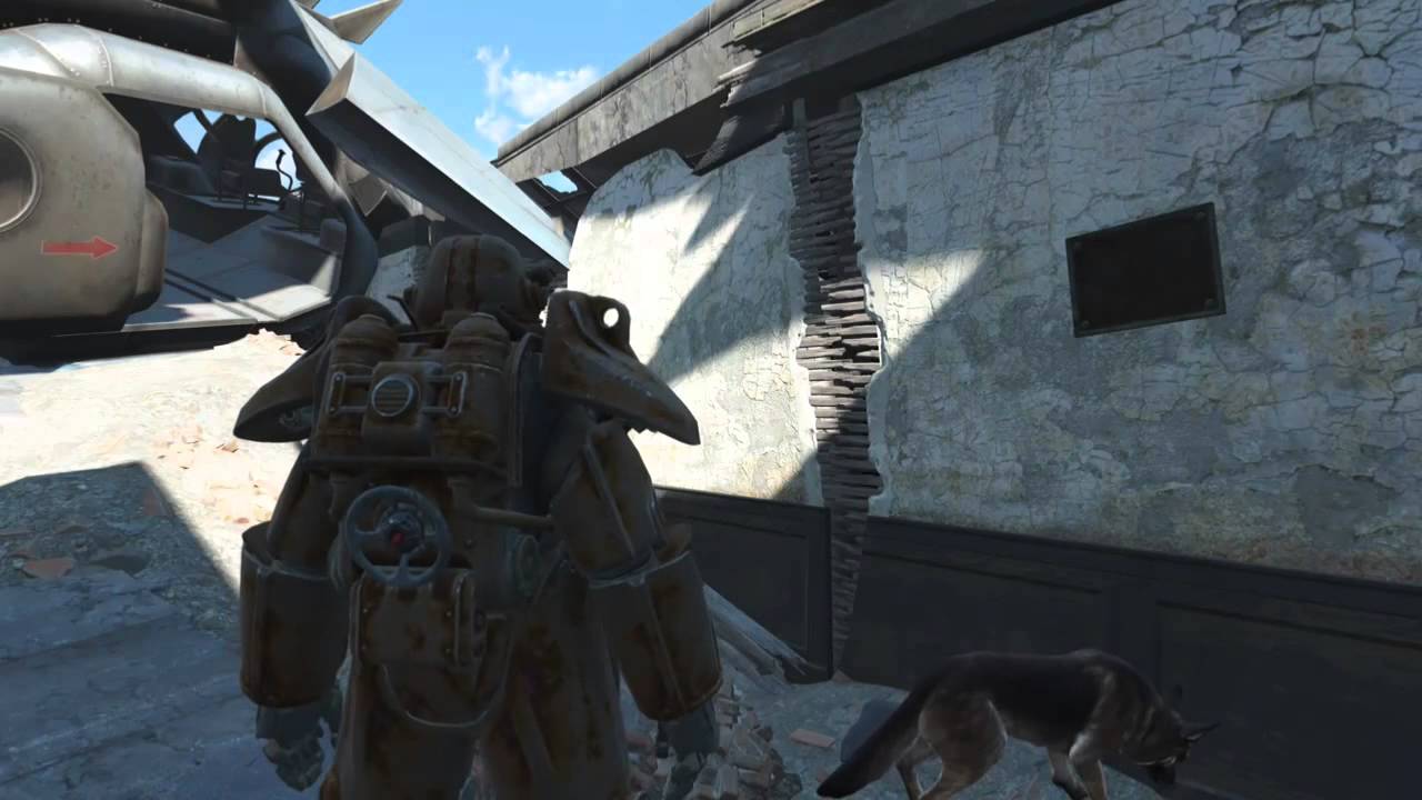 Entering the Power Armour - YouTube