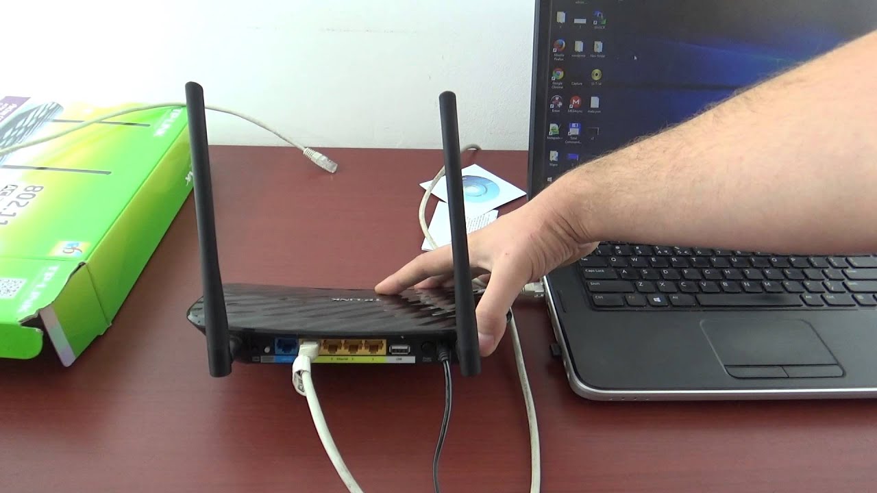 Instalarea AC750 Router Wireless Dual Band Gigabit Archer C2 - YouTube