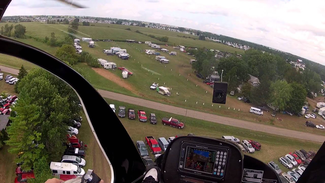 Helicopter Rotorway A600 Talon / GoPro Camera / OshKosh 2012 EAA - YouTube
