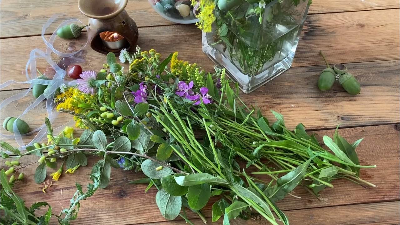 🔥ОБЕРЕГ СВОИМИ РУКАМИ💖 КАК СДЕЛАТЬ ЗАЩИТНЫЙ ОБЕРЕГ ИЗ ЛУГОВЫХ И ...