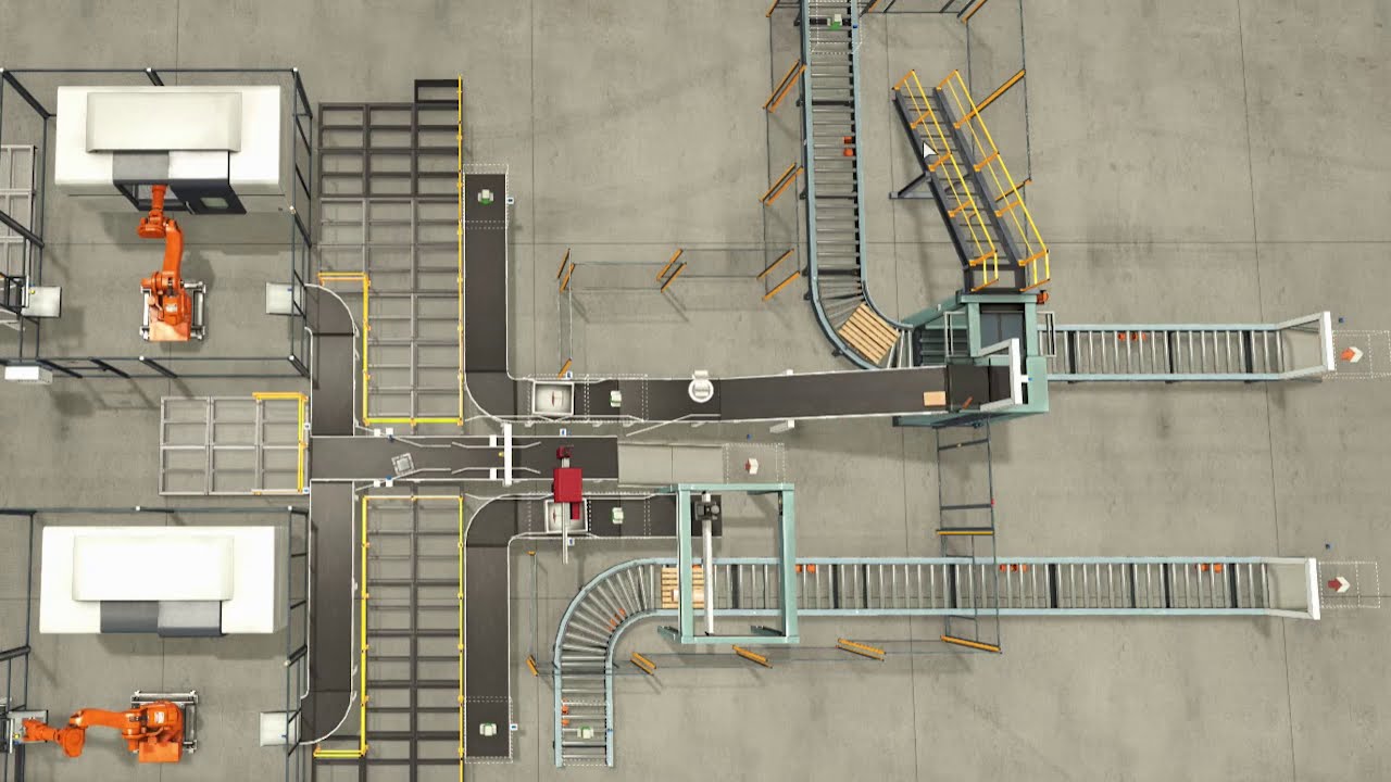 Planta automatizada, mediante software Factory IO, Solidworks ...