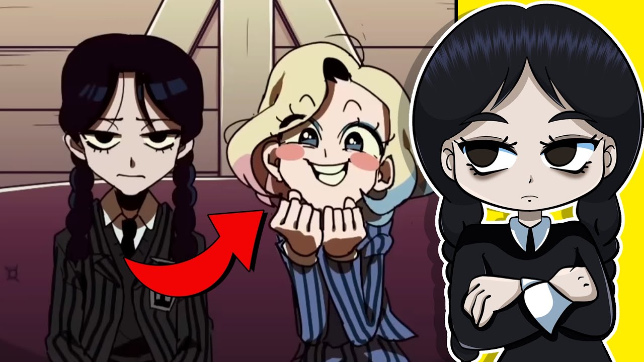 EVERYDAY WEDNESDAY LIFE ANIMATION | Wednesday reacts to everyday ...