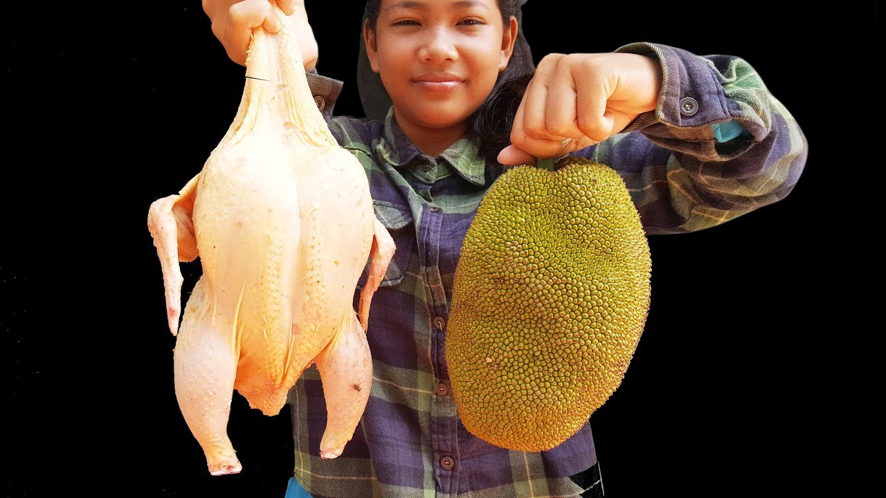 Chicken Jackfruit soup - yummy chicken jackfruit recipe - YouTube