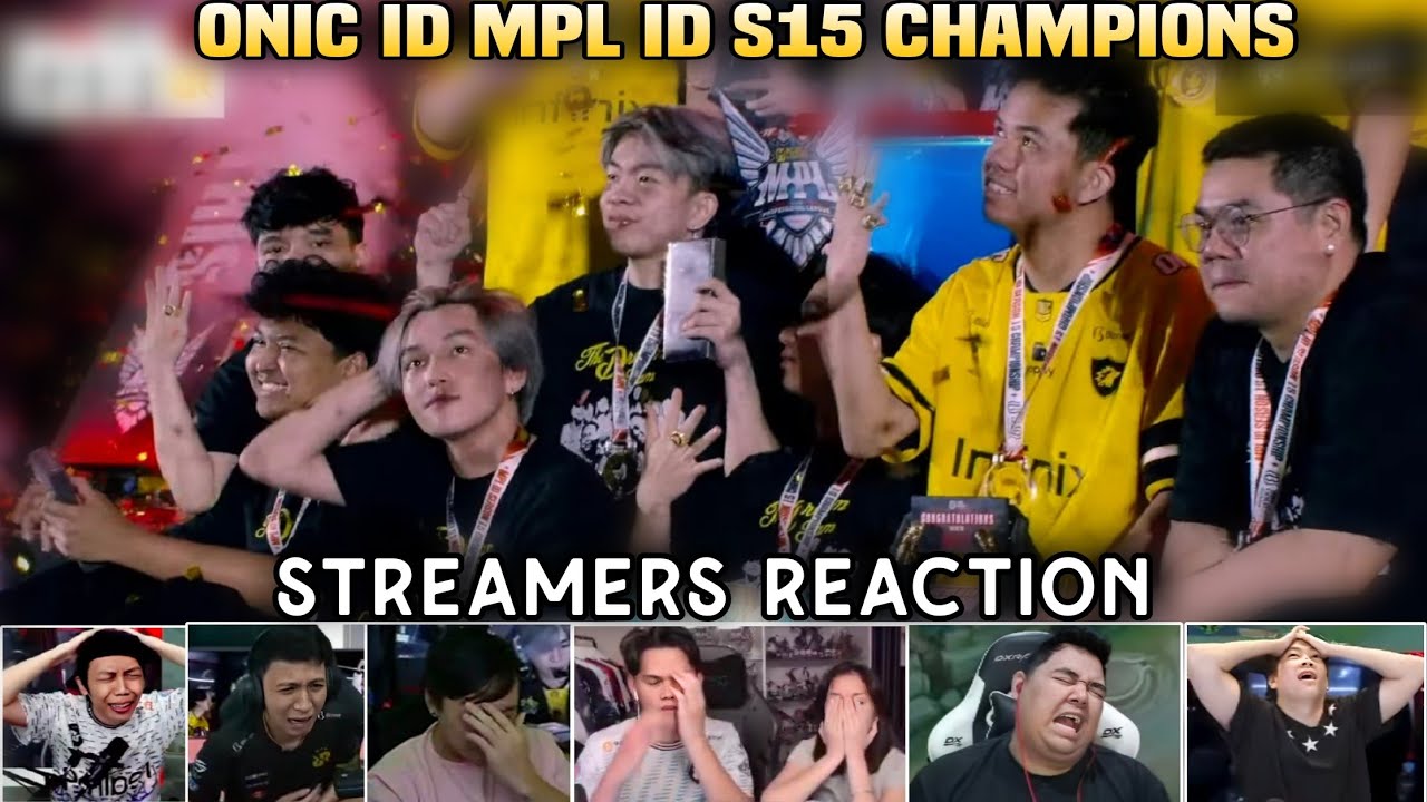 STREAMERS were CRYING after ONIC beats RRQ in the MPL ID S15 GRAND ...