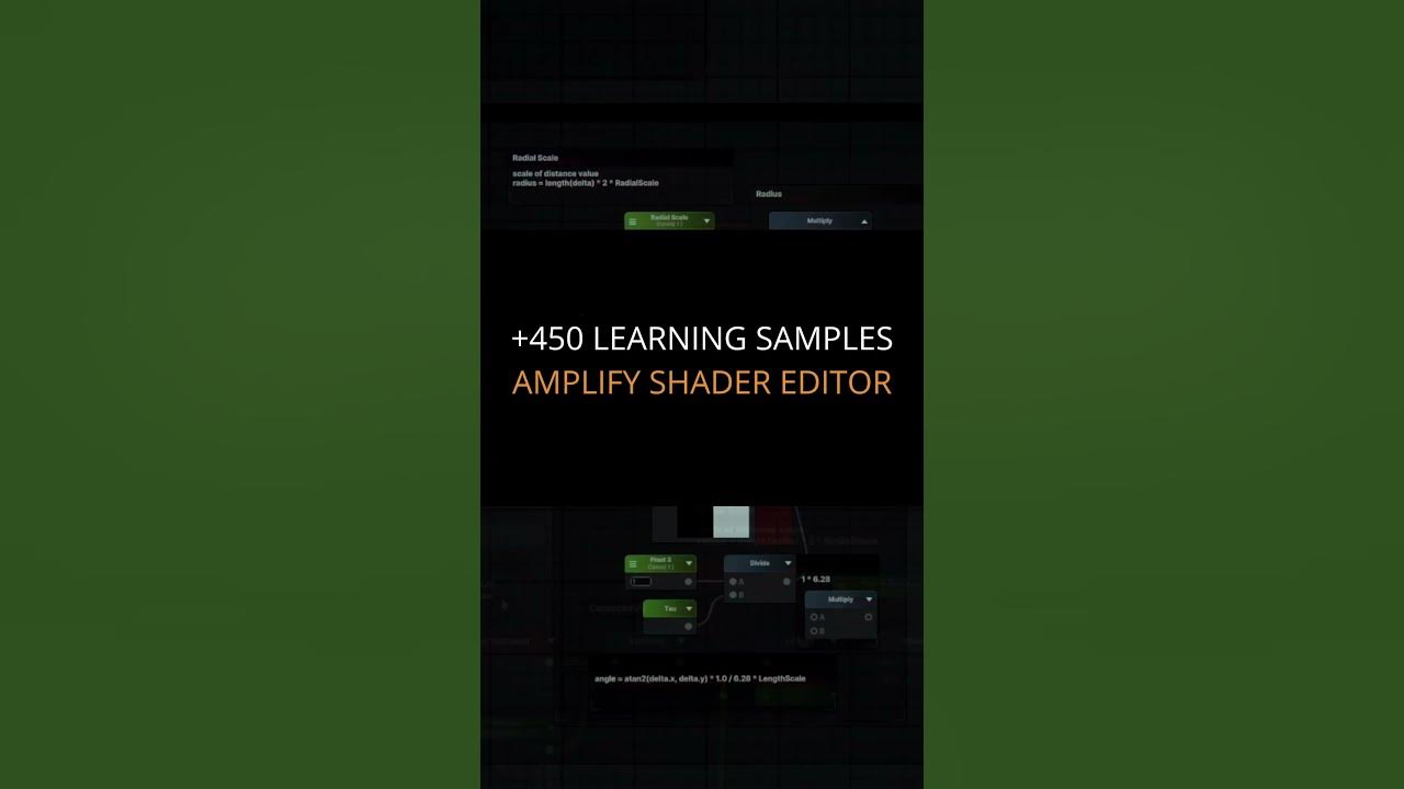 📚 +450 FREE #AmplifyShaderEditor Learning Samples just dropped for #Unity3d - YouTube