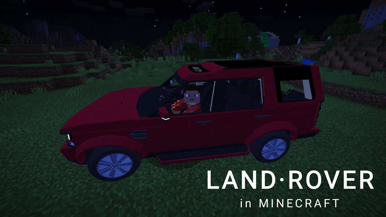 LAND ROVER в MINECRAFT | посилання на аддон в описі | - YouTube
