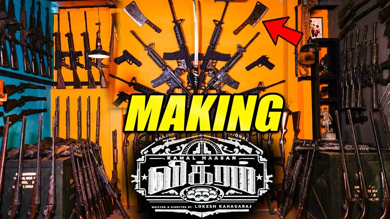 Making of Vikram Guns! | Guns Of Vikram | Lokesh Kanagaraj - YouTube