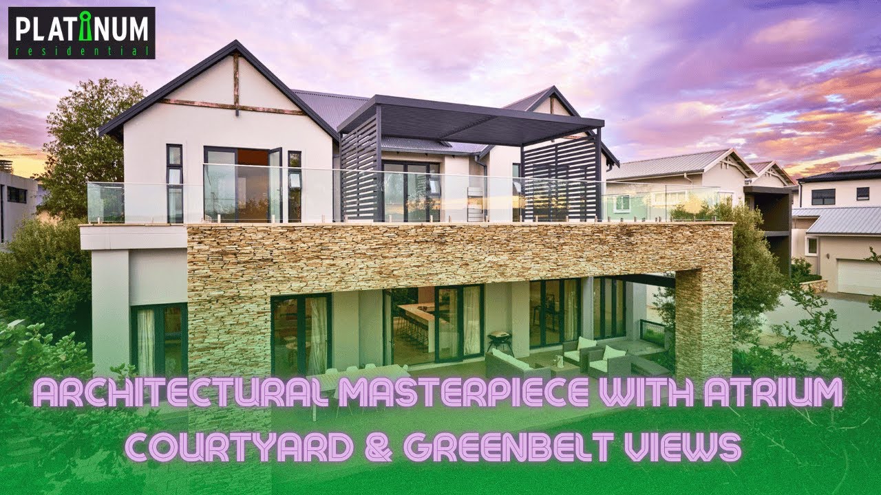 🏡 Luxury Home with Atrium Courtyard & Greenbelt Views in Waterfall ...