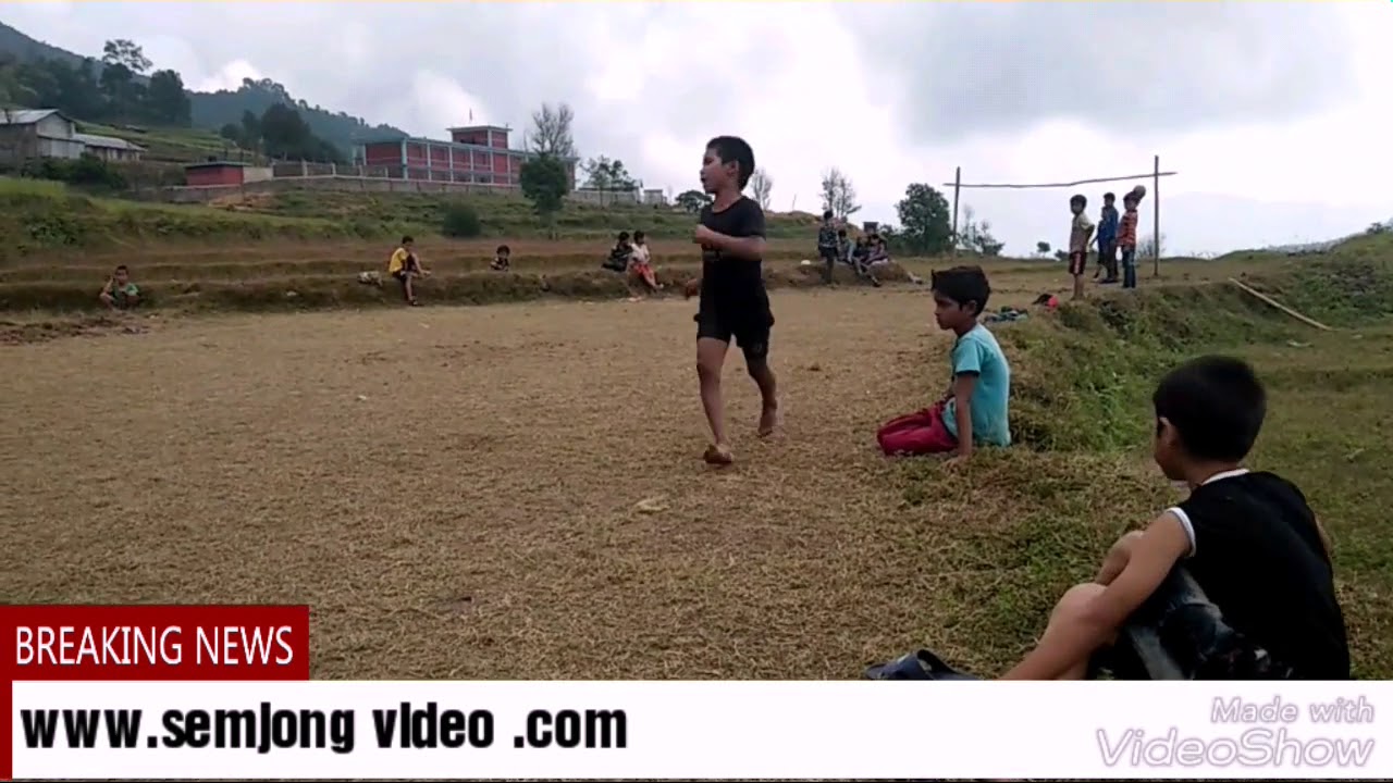 Dhading semjong ko sano vai haru ko football game - YouTube