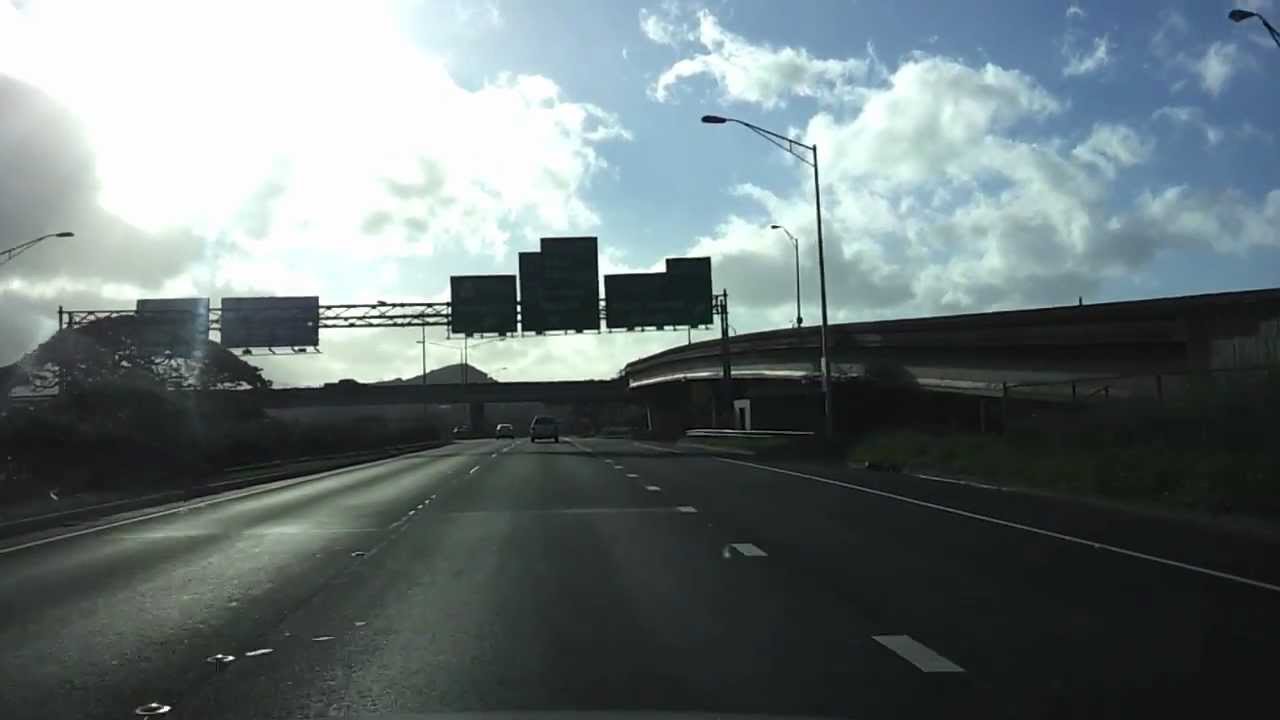 H-201 Moanalua Freeway Eastbound - YouTube