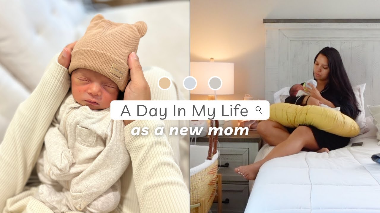 A Real Day In The Life With A Newborn First Time Mom Youtube