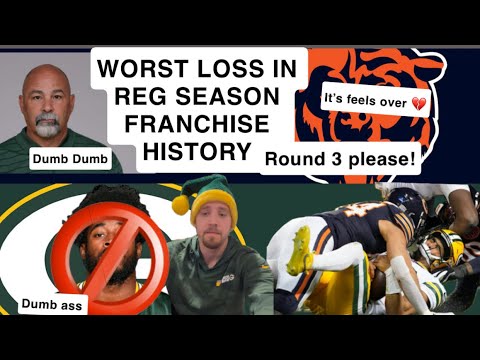 Packers Suffer WORST loss in Regular season Franchise History! And you ...