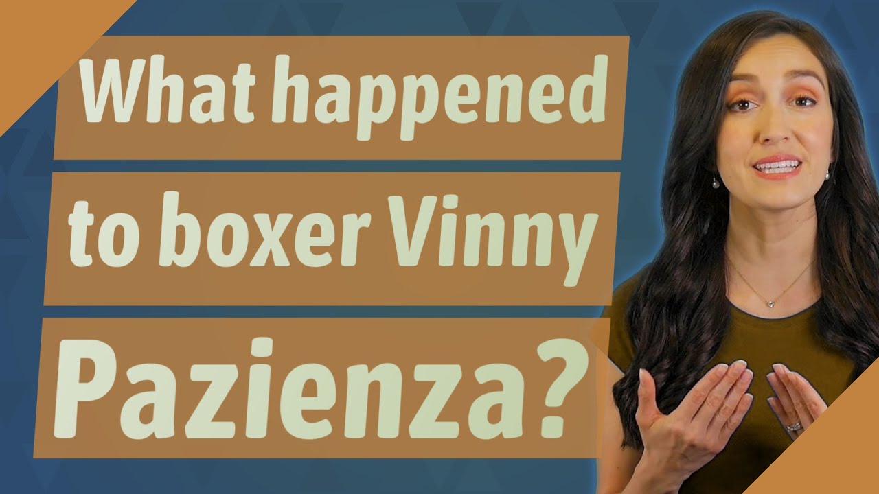 What happened to boxer Vinny Pazienza? - YouTube