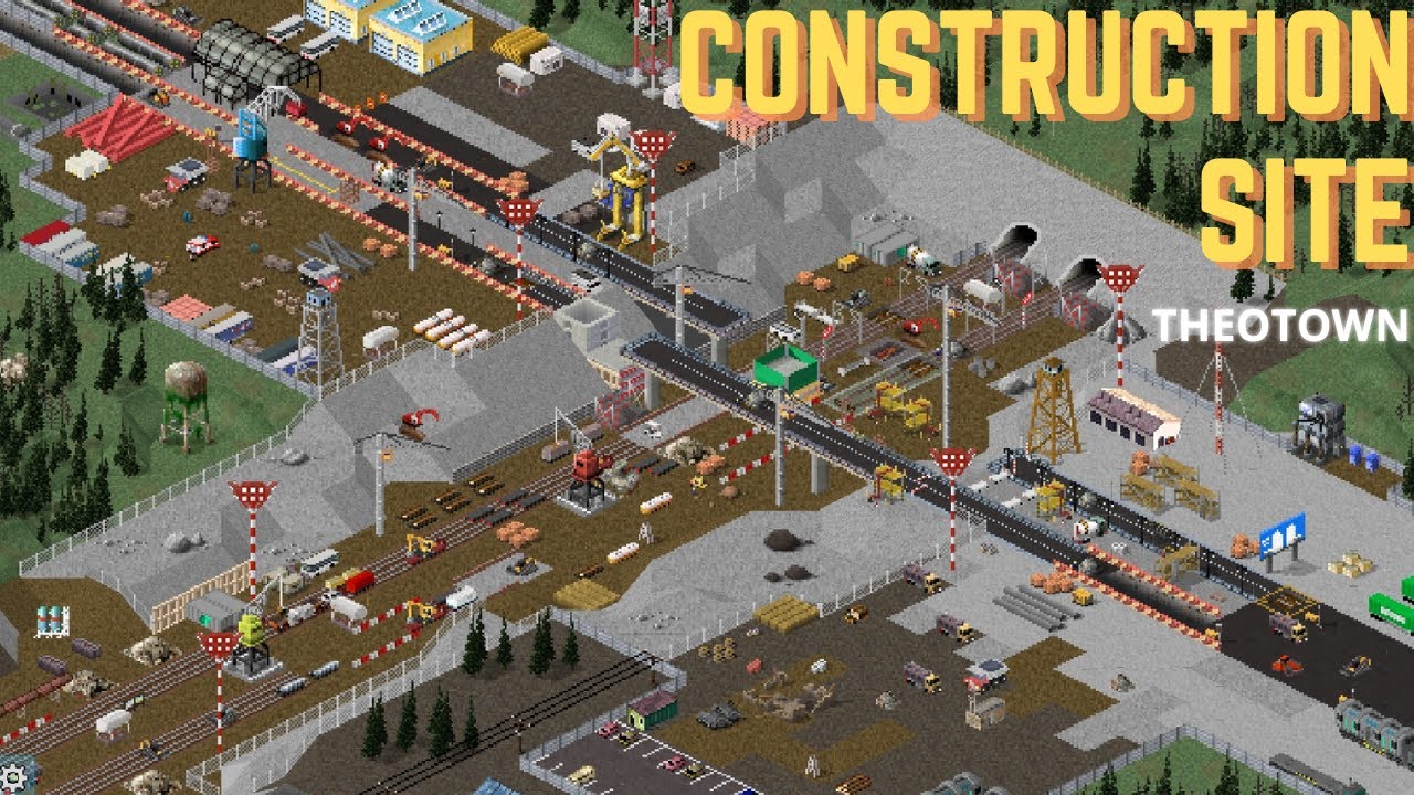 Working on a Construction Site | Theotown. - YouTube