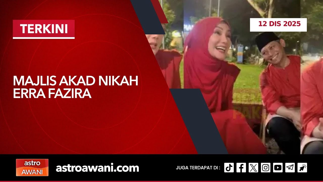 [LANGSUNG] Majlis Akad Nikah Erra Fazira | 12 Disember 2025 - YouTube