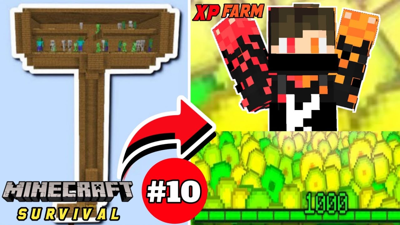 I MADE AN UNLIMITED XP FARM IN MINECRAFT JAVA EDITION ||MINECRAFT ...