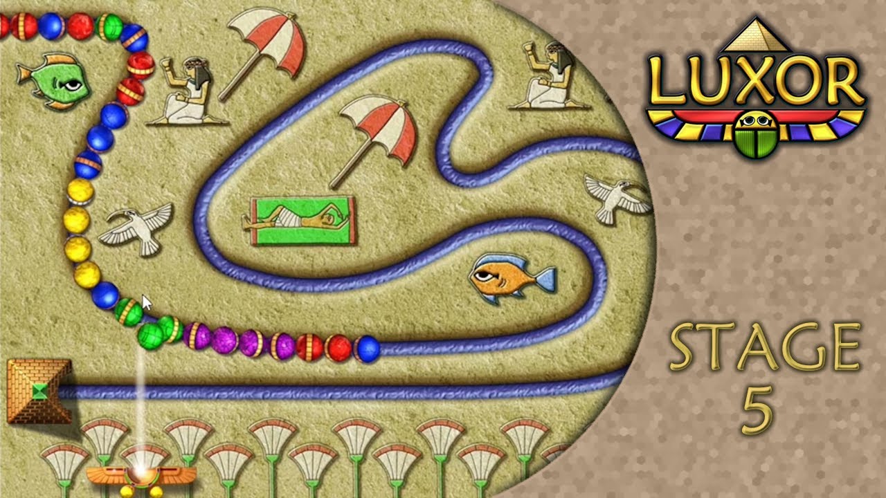 Luxor Playthrough Stage 5: The Oasis of Isis - YouTube