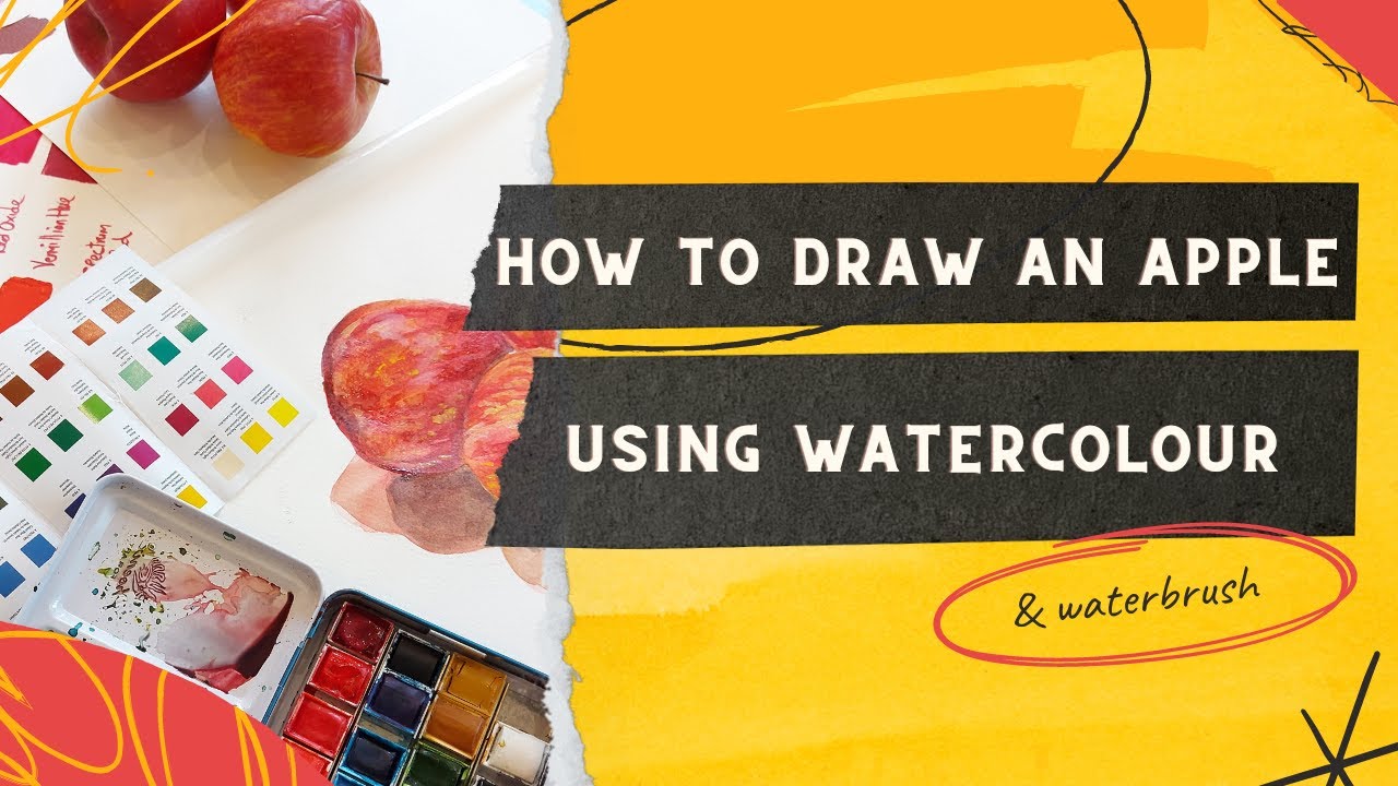 'Hows about them apples' How to paint apples using watercolour. - YouTube