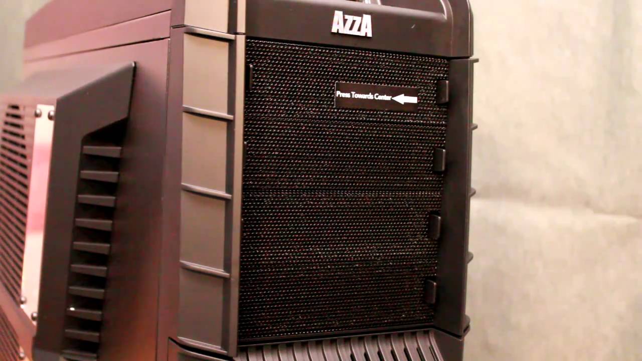 Review of the Azza Hurrican 2000 Gaming Case - YouTube