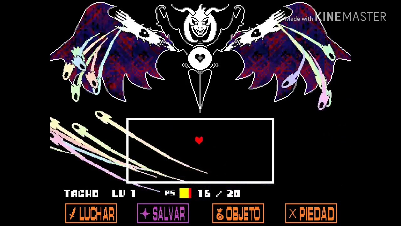 Undertale pelea contra asriel - YouTube