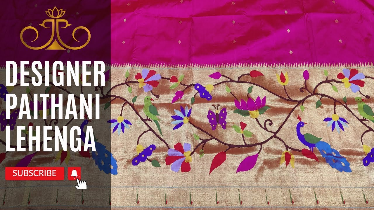 Paithani Lehenga Material - Ghagra - Choli | 📞 904 911 9111 | The ...