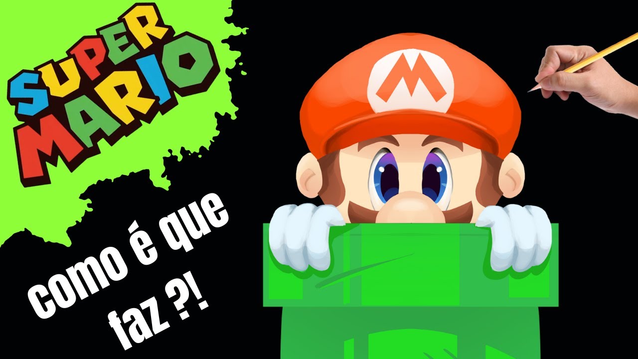 Como desenhar o Mário Brós 2D | Como usar Simetria no FIREALPACA para ...