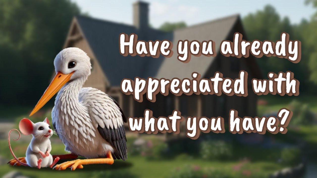 Inspirational story about family : Mrs. Stork and Little Mouse - YouTube